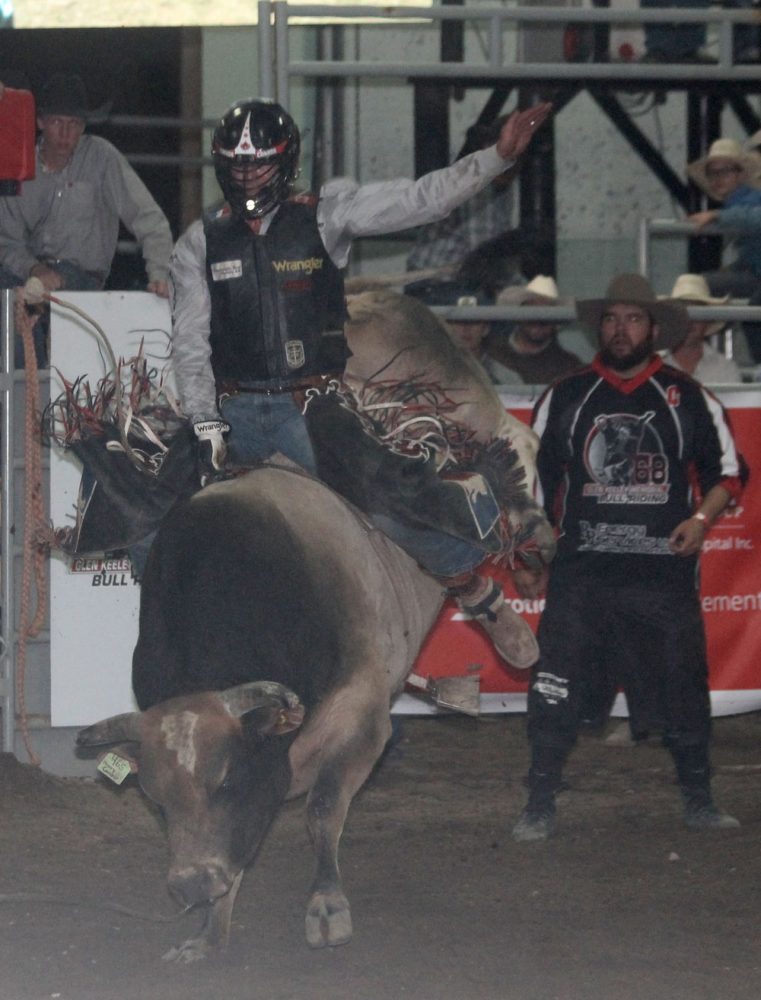 Lambert wins 15th annual Glen Keeley Memorial Bull Riding | Claresholm ...