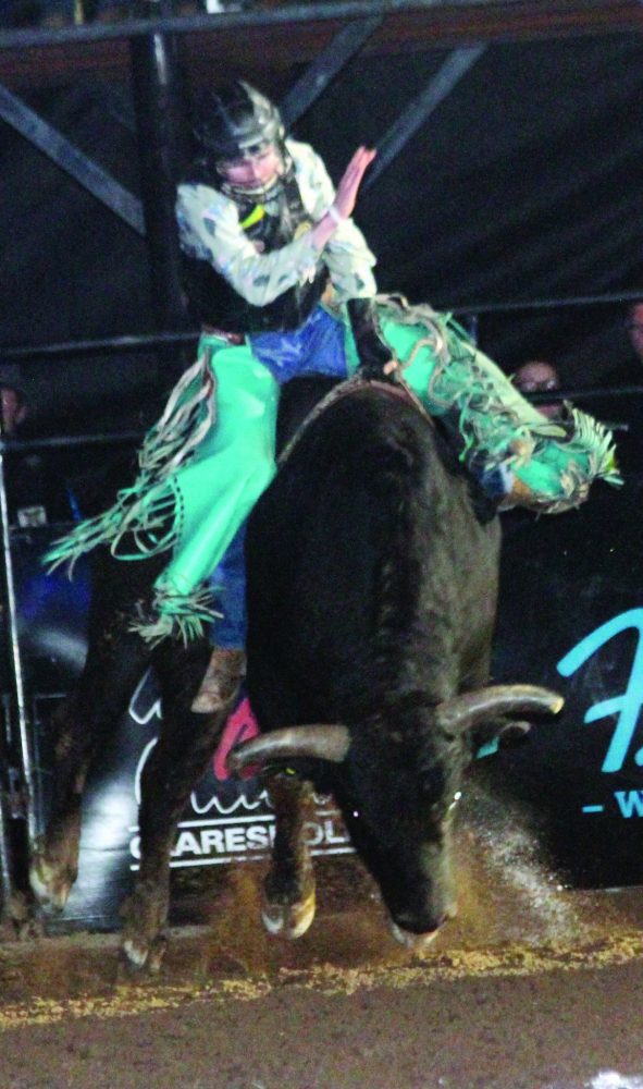 Parsonage wins Besplug bull riding | Claresholm Local Press
