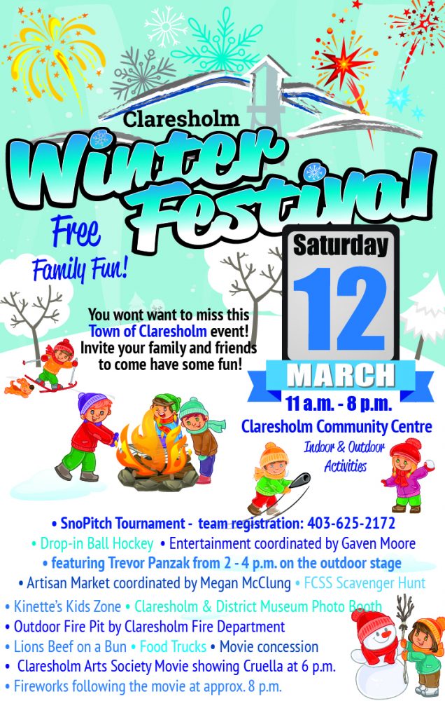Winter Festival Poster | Claresholm Local Press