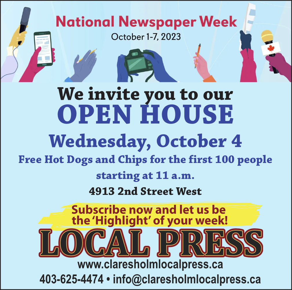 Newspaper Week | Claresholm Local Press